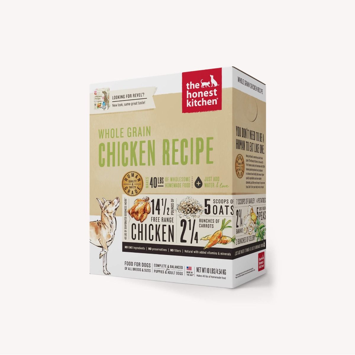 HONEST KITCHEN WHOLE GRAIN CHICKEN 10LB BOX – CanvasbackPets